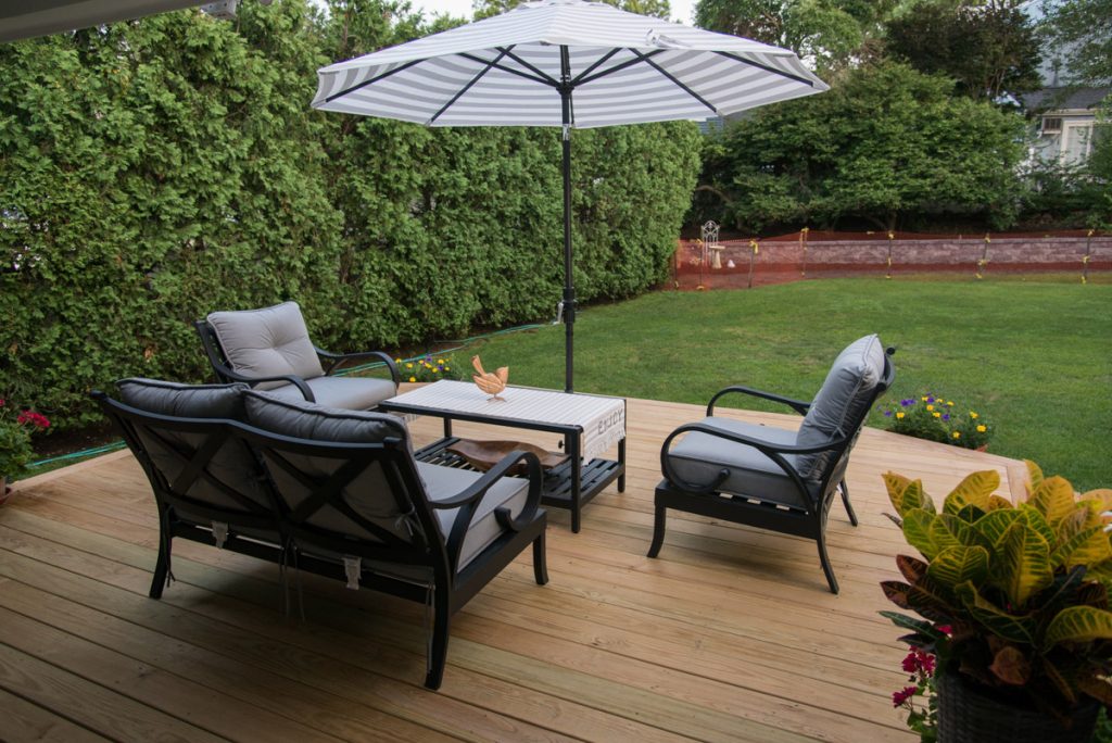 Raised Wooden Platform Style in Bloomfield - Carolan Contractors